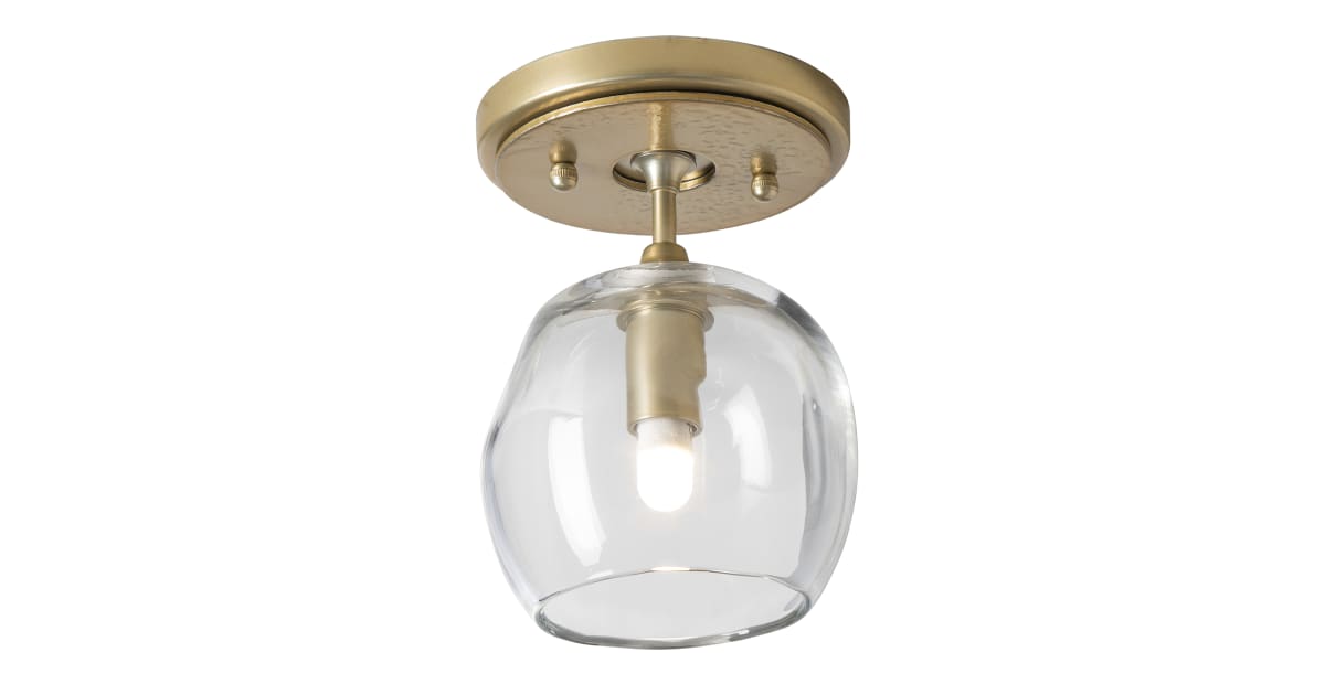Hubbardton Forge 121372-1240 Ume 6" Wide Semi-Flush Ceiling Fixture ...