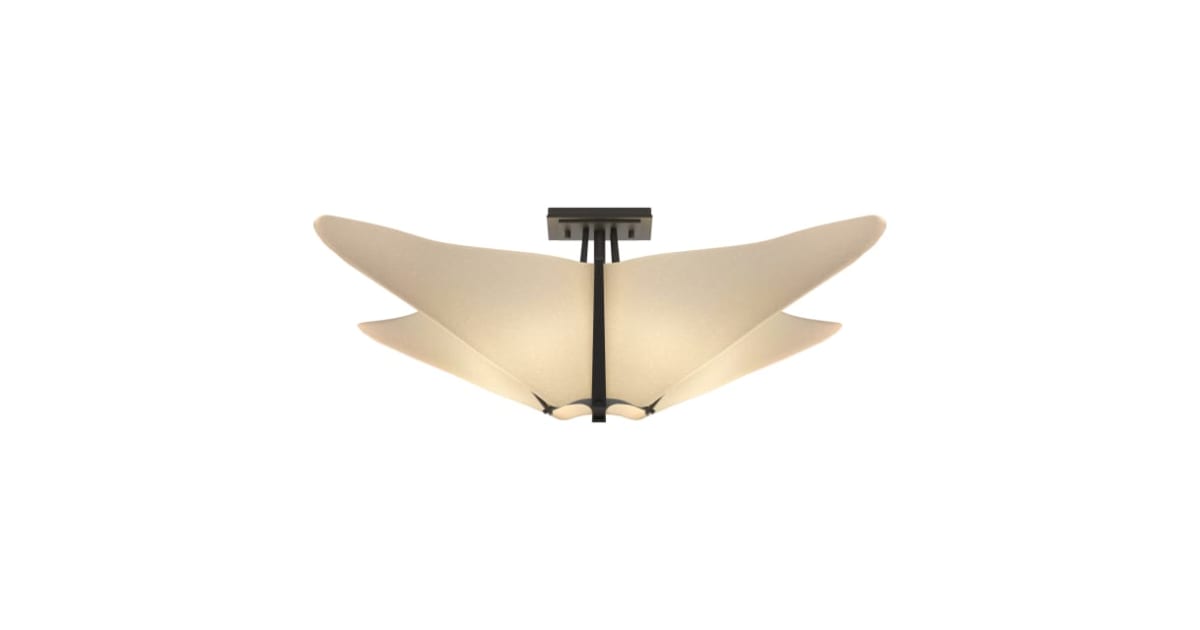 Hubbardton Forge 123305-1012 Kirigami 4 Light 23" Wide Semi-Flush ...