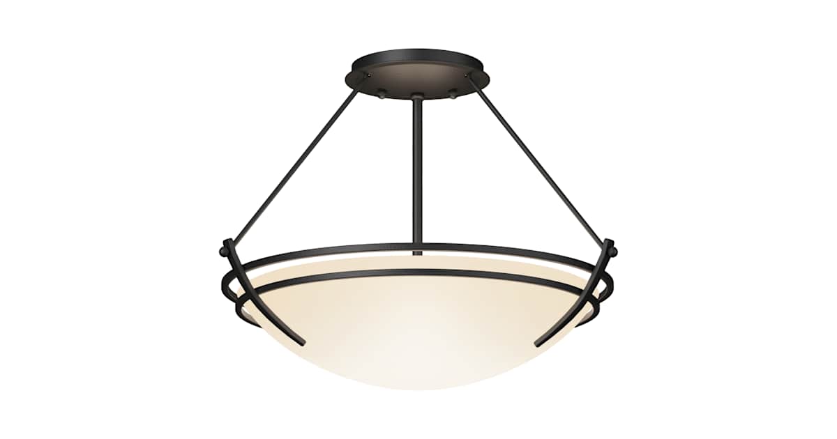 Hubbardton Forge 124422-1008 Presidio Tryne 2 Light 16" Wide Semi-Flush ...