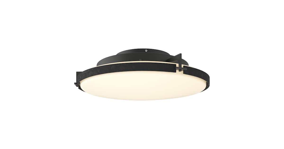 Hubbardton Forge 126747-1004 Metra 25" Wide Flush Mount Drum Ceiling ...