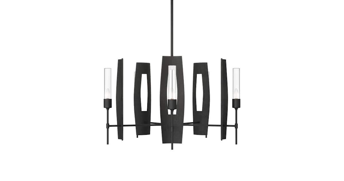 Hubbardton Forge 131081-1007 Passage 5 Light 30" Wide Pillar Candle ...
