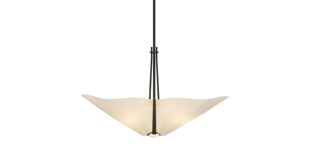 Hubbardton Forge 133303-1128 Kirigami 3 Light 29" Wide Wood Pendant ...