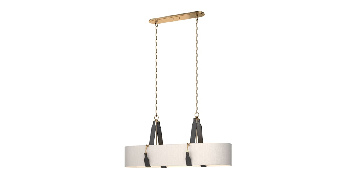 Hubbardton Forge 134070-1021 Saratoga 4 Light 46" Wide Linear Chandelier | Ferguson Home