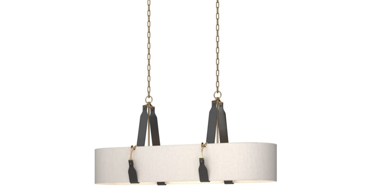 Hubbardton Forge 134070-1021 Saratoga 4 Light 46" Wide Linear Chandelier | Ferguson Home