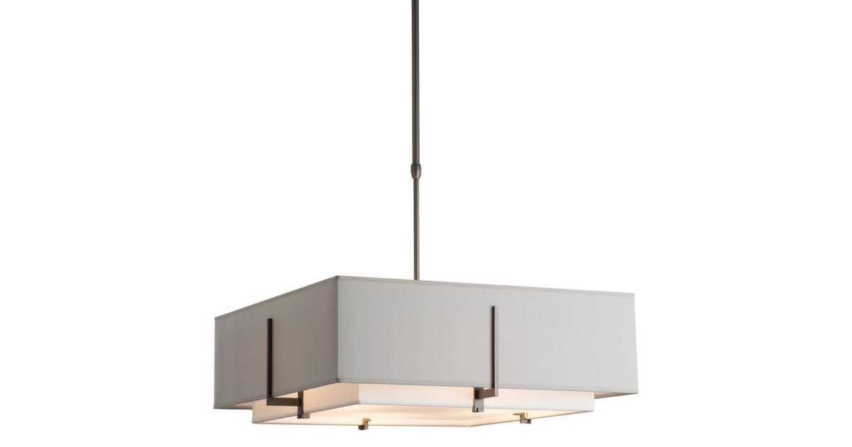 Hubbardton Forge 139630-1677 Exos 4 Light 21" Wide Pendant - Dark Smoke ...