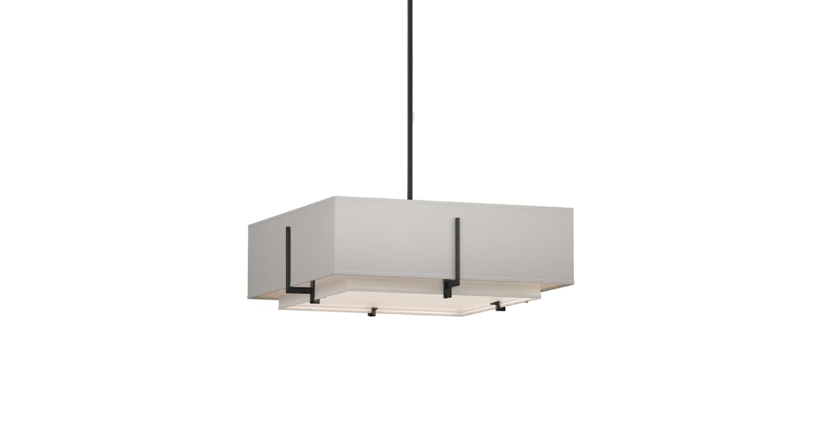 Hubbardton Forge 139630-2199 Exos 4 Light 21" Wide Square Chandelier ...