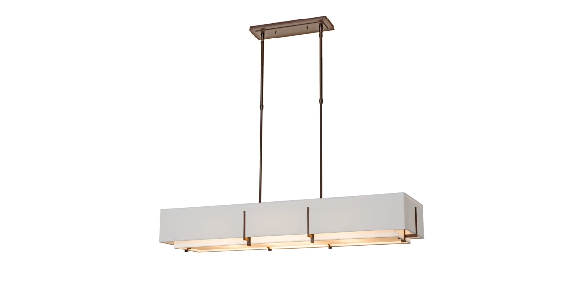 Hubbardton Forge 139640-1244 Exos 4 Light 47" Wide Linear Chandelier ...