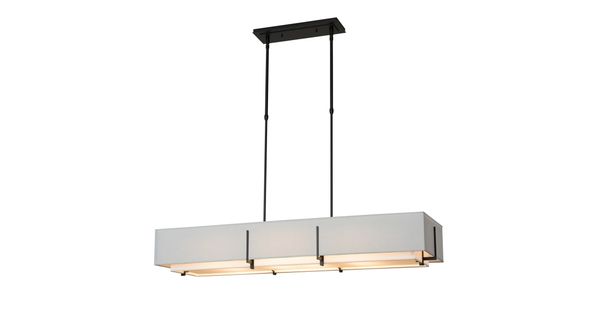 Hubbardton Forge 139640-1247 Exos 4 Light 47" Wide Linear Chandelier ...