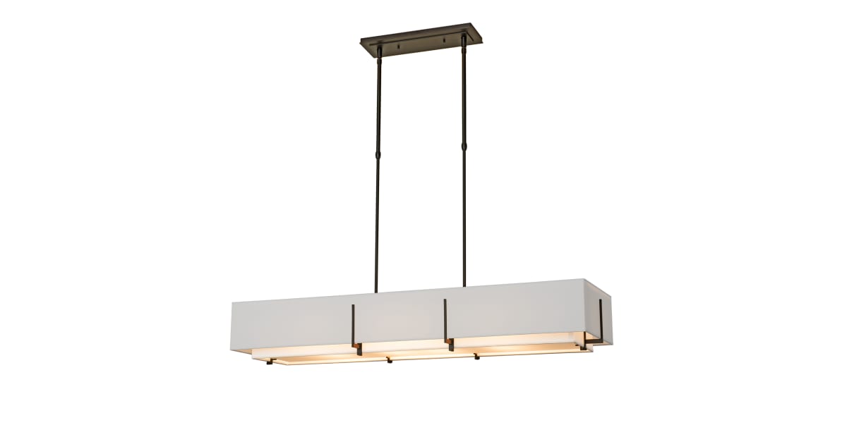 Hubbardton Forge 139640-2070 Exos 4 Light 47" Wide Linear Chandelier ...
