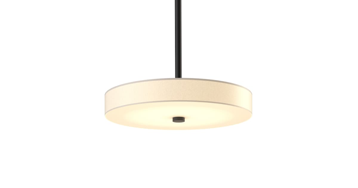 Hubbardton Forge 139710-1110 Disq 15" Wide LED Drum Chandelier with ...
