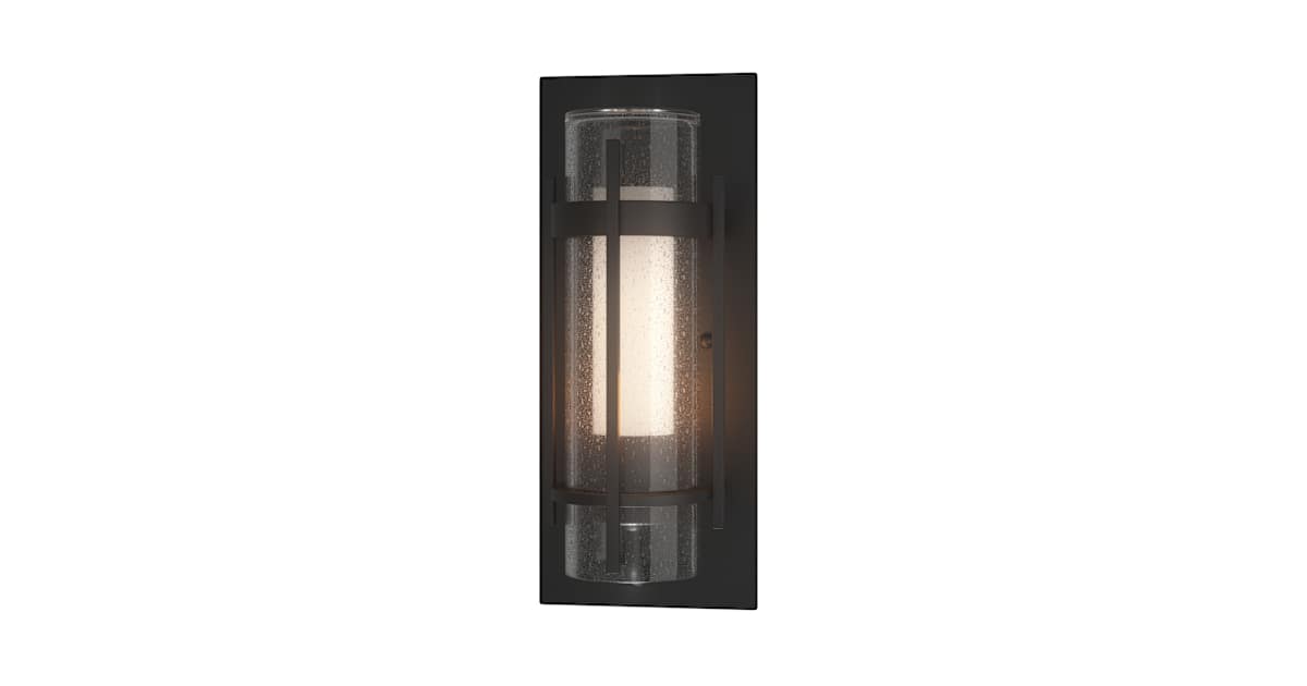 Hubbardton Forge 305896-1000 Torch 12" Tall Outdoor Wall Sconce ...