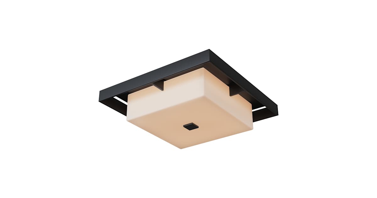 Hubbardton Forge 363102-1048 Shadow Box 4 Light 16" Wide Flush Mount ...