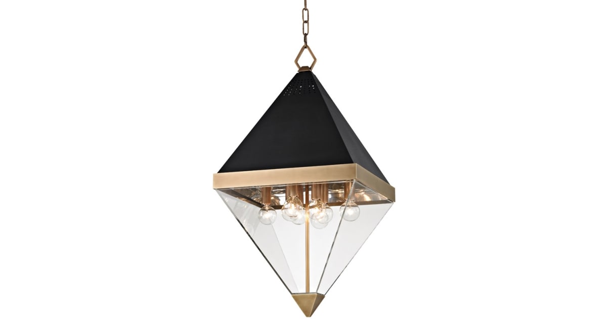Hudson Valley Lighting 4515-AGB Coltrane 8 Light 15" Wide Pendant ...