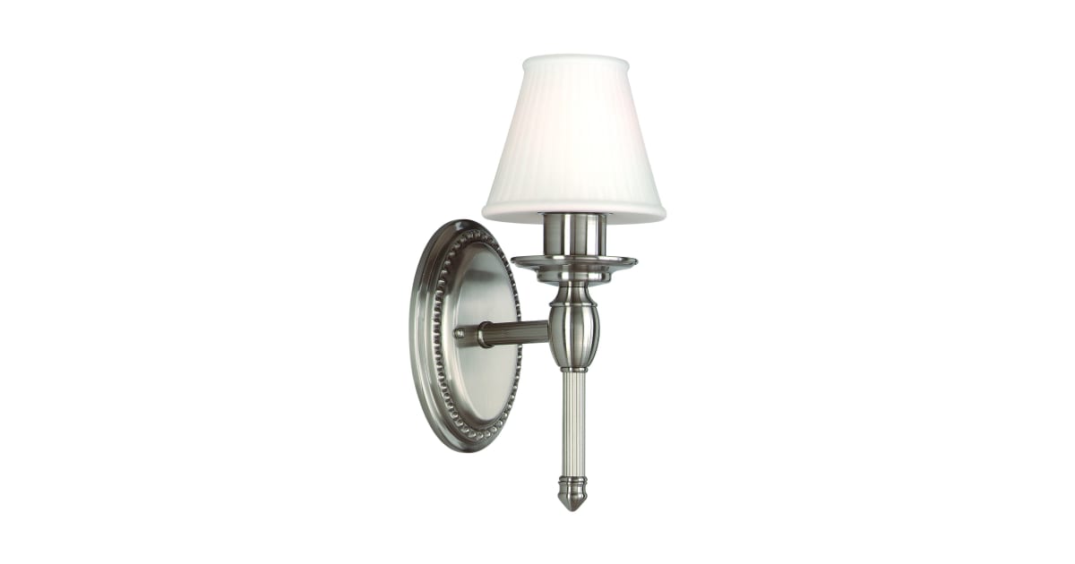 Hudson Valley Lighting 6161-SN Orleans 1 Light Bathroom Sconce with ...