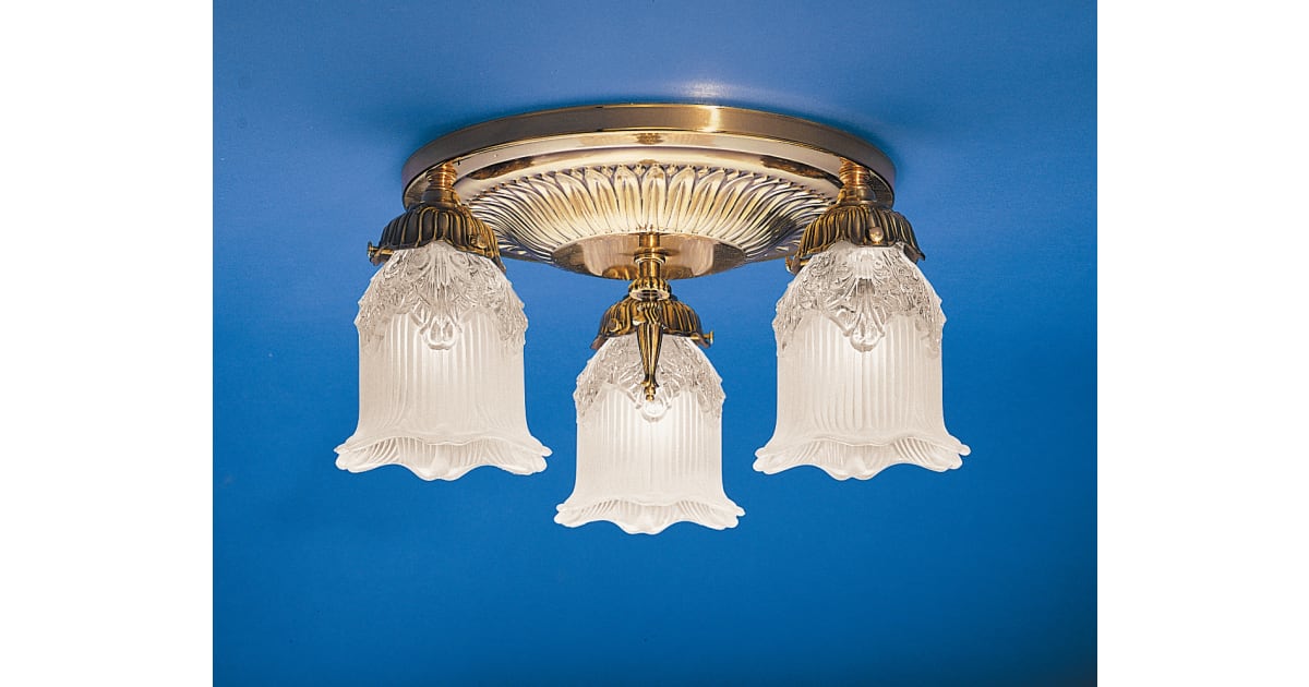 Hudson Valley Lighting 719-PF Three Light Ceiling Fixture from the ...
