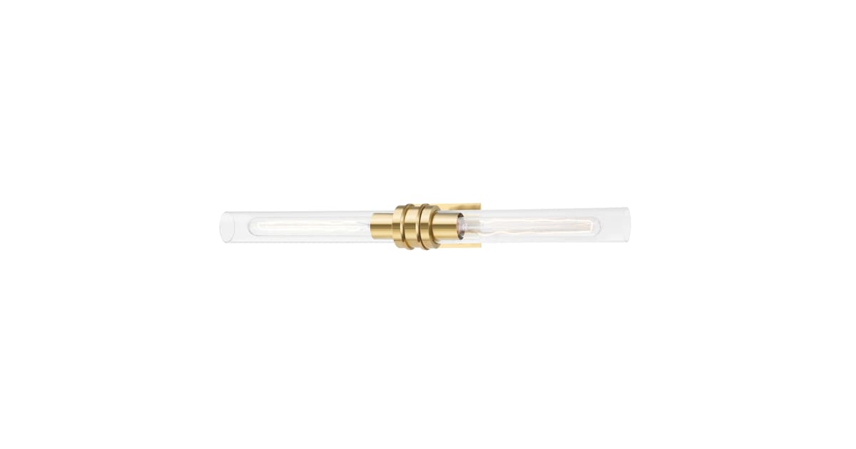 Hudson Valley Lighting 1042-AGB Oakfield - 2 Light Bath Bar | Ferguson Home