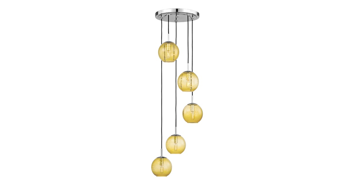Hudson Valley Lighting 2035-PC-LA Rousseau 5 Light 14-1/4" Wide Multi ...