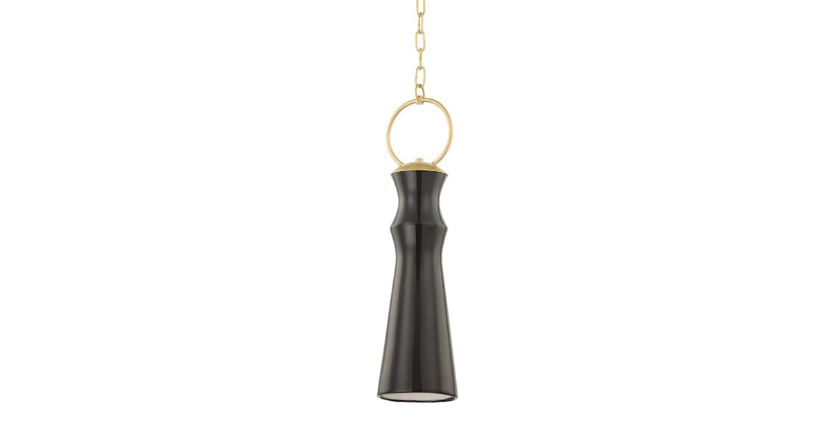 Hudson Valley Lighting 2270-AGB/CGM Borden 6" Wide Mini Pendant ...