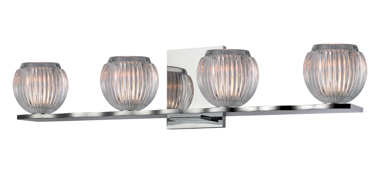 Hudson Valley Lighting 3164-PC Odem 4 Light Xenon Bathroom Vanity Light ...