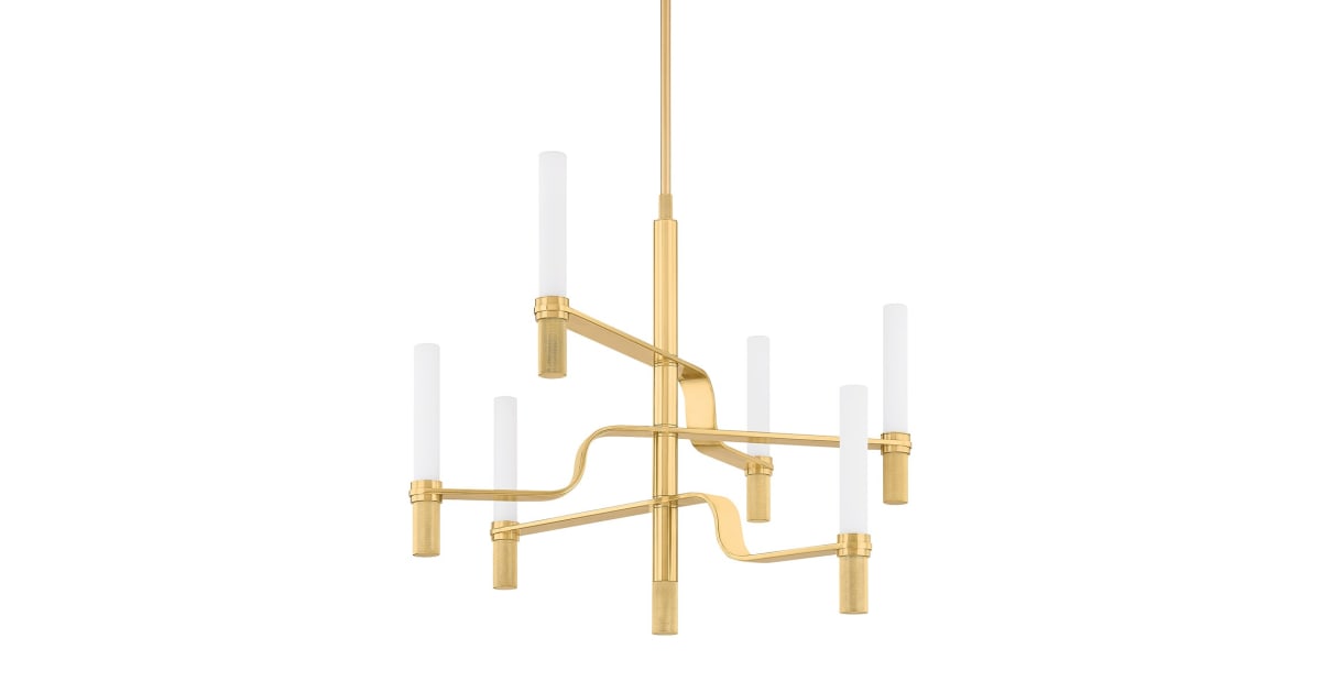 Hudson Valley Lighting 4006-AGB Allentown 36" Wide Chandelier ...