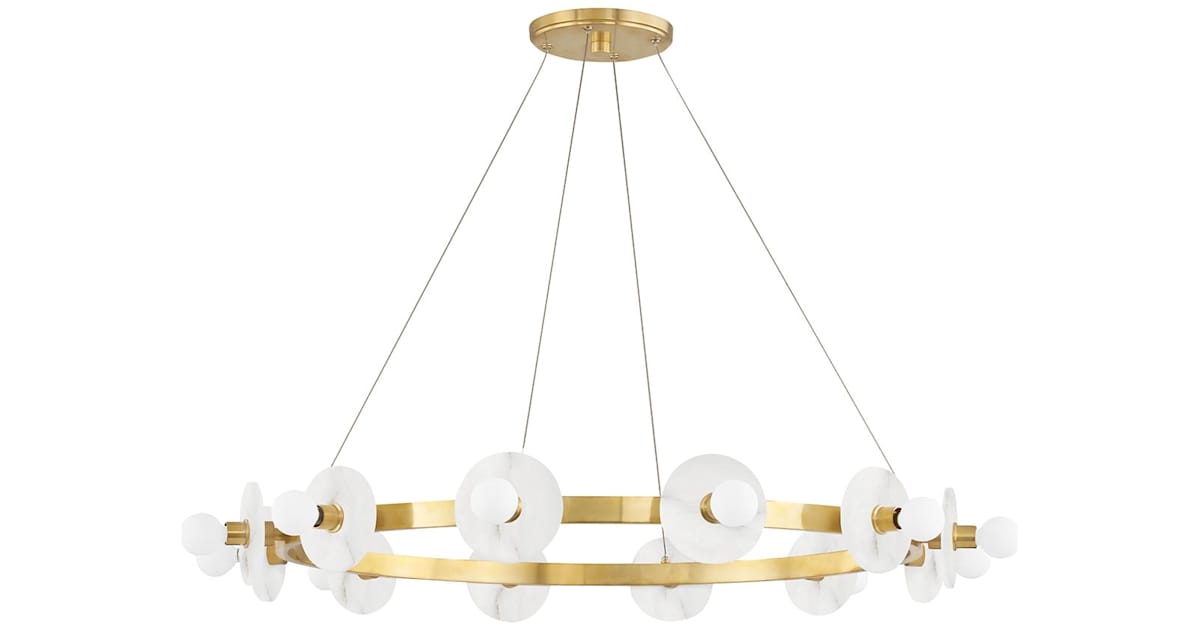 Hudson Valley Lighting 4500-BM-PN Loris 6" Wide Flush Mount Drum ...