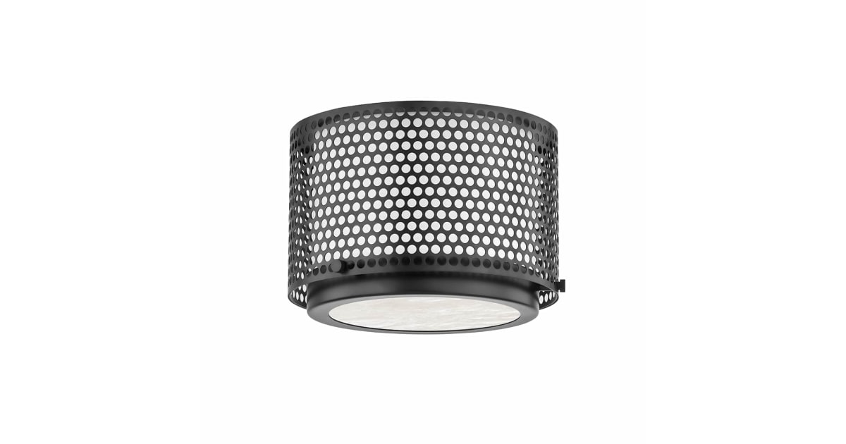 Hudson Valley Lighting 5910-BBR Oracle 10" Wide Flush Mount Drum ...