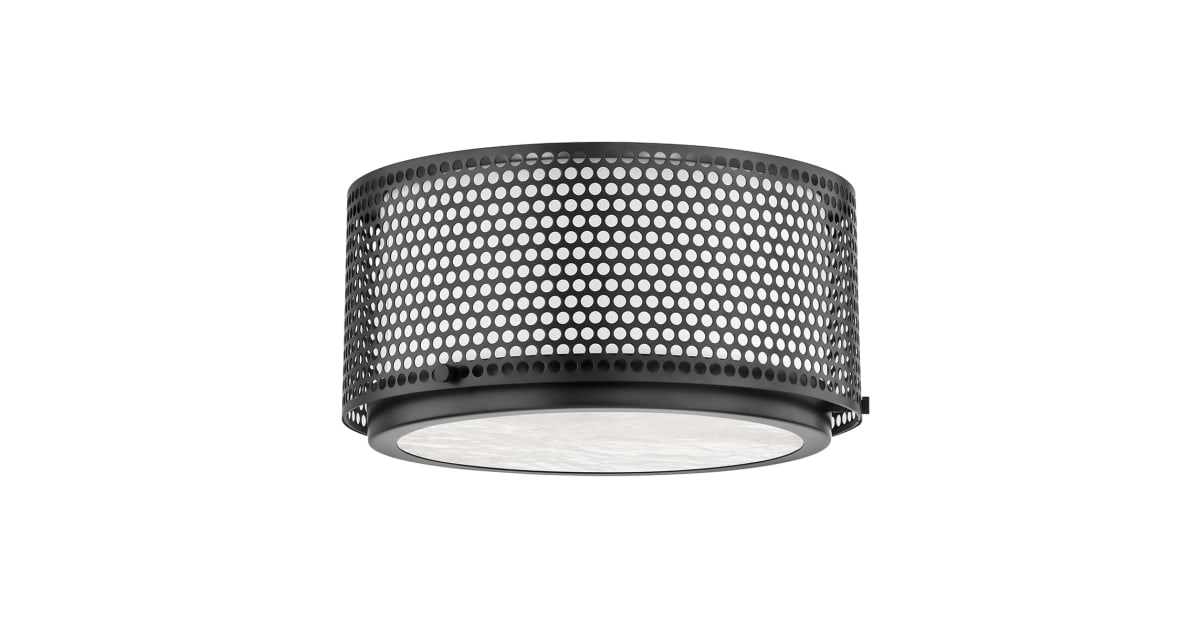 Hudson Valley Lighting 5914-BBR Oracle 2 Light 14" Wide Flush Mount ...