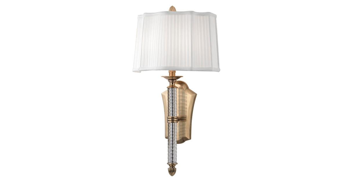 Hudson Valley Lighting 8411-AGB St. George 2 Light 24" Tall Wall Sconce ...