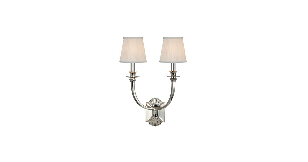 Hudson Valley Lighting 962-PN Alden 2 Light Wall Sconce | Ferguson Home
