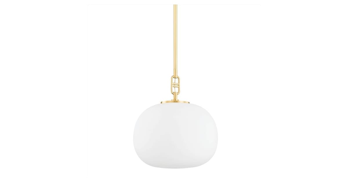 Hudson Valley Lighting 9717-AGB Ingels 11" Wide Pendant | Ferguson Home