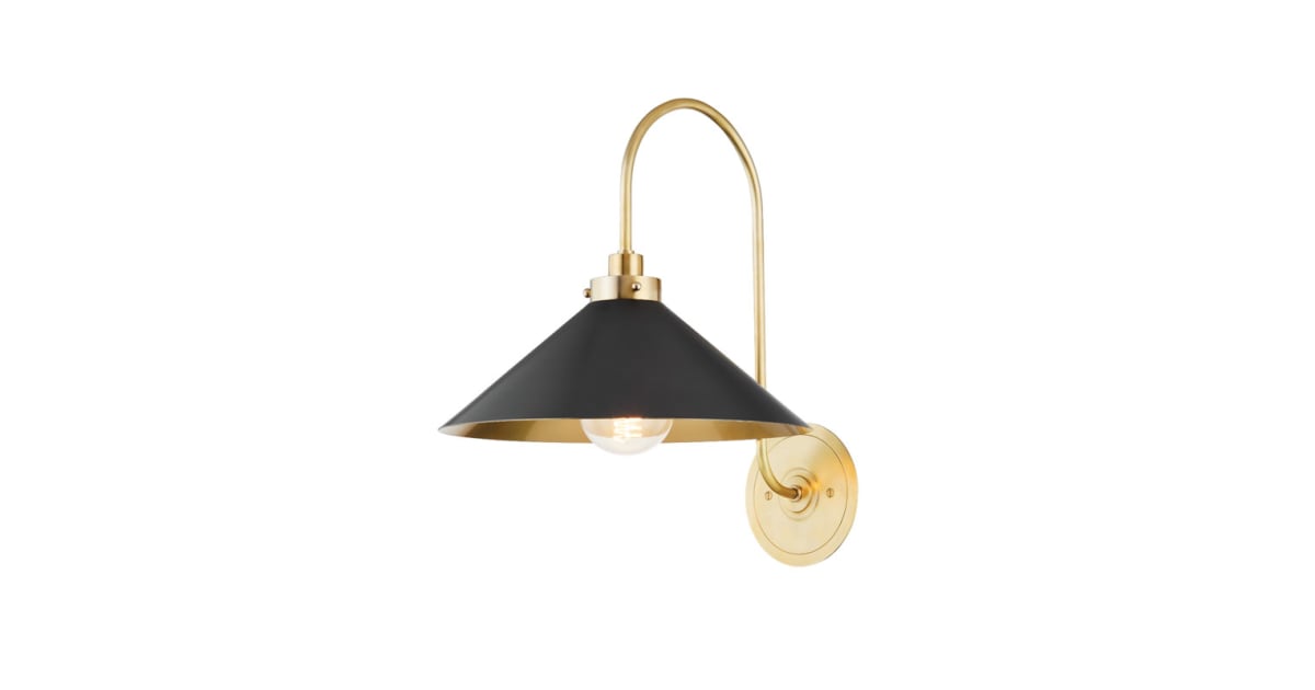 Hudson Valley Lighting MDS1400-AGB/DB Clivedon 16" Tall Wall Sconce ...