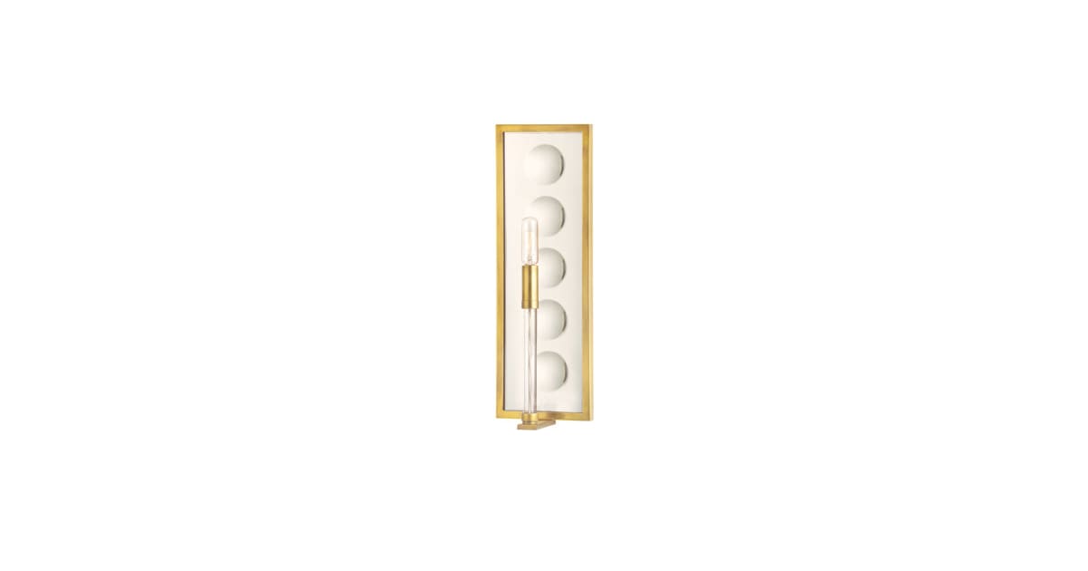 Hudson Valley Lighting 880-AGB Winston 1 Light Bathroom Fixture ...