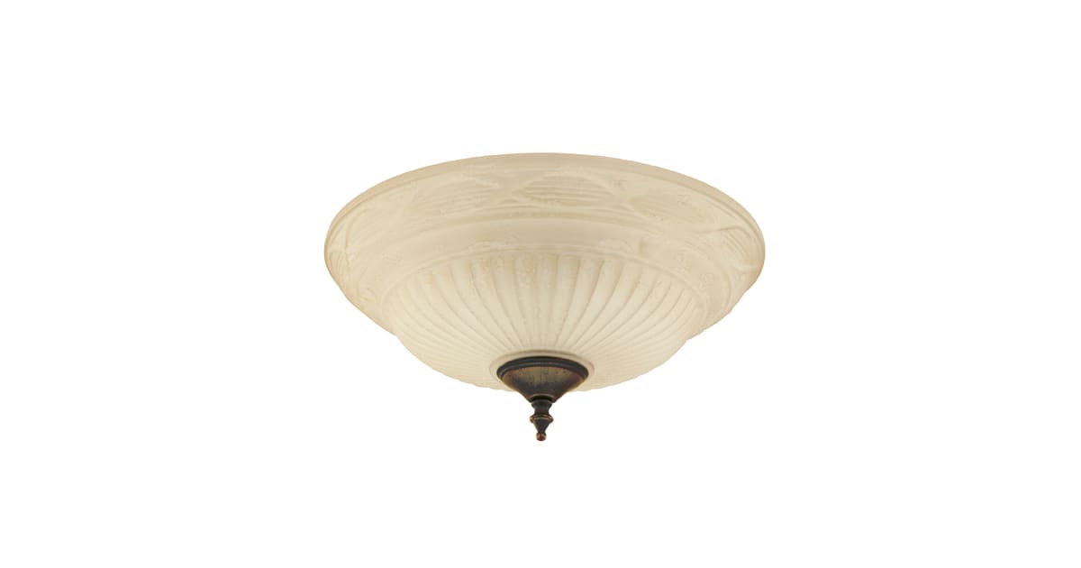 Hunter 22734 12.75 Inch Ornate Bowl Ceiling Fan Light Kit | Ferguson Home