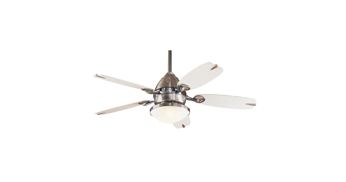 Hunter 25753 48" Retro Ceiling Fan, Blades and Light Included ...