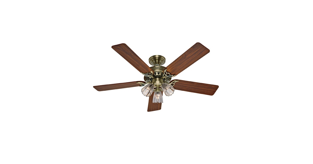 Hunter 26420 52" Architect Series Plus Fan with Blades and Light ...