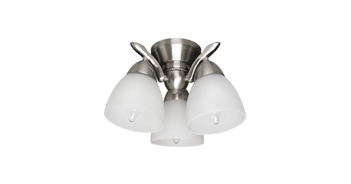 Hunter 28508 Contemporary Modern Three Light Ceiling Fan Light Kit ...