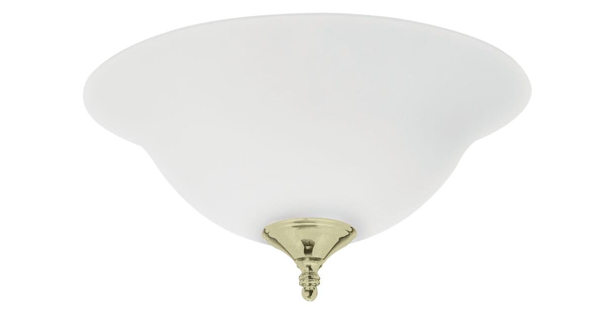 Hunter 28573 Energy Efficient Bowl Light Kit with Frosted Glass ...