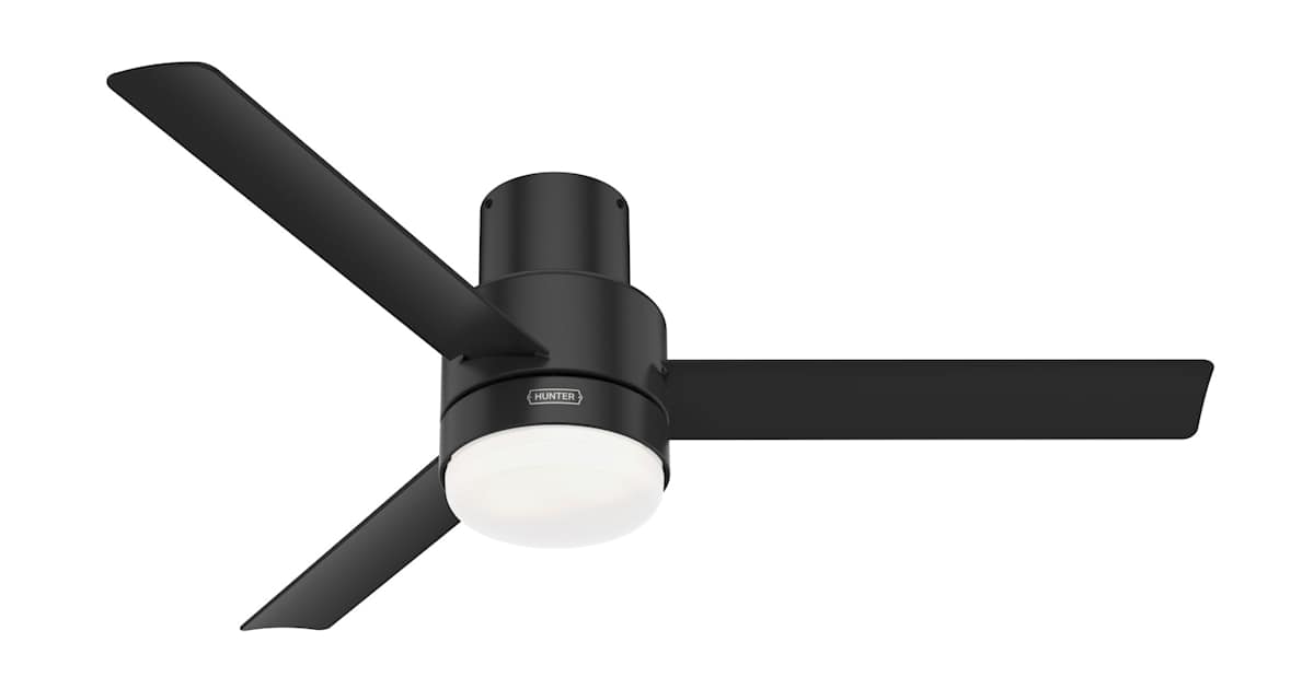 Hunter 51330 Gilmour 52" 3 Blade Indoor / Outdoor LED Ceiling Fan with ...