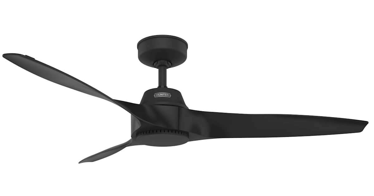 Hunter 52616 Mosley 52" 3 Blade Indoor / Outdoor Ceiling Fan with Wall ...
