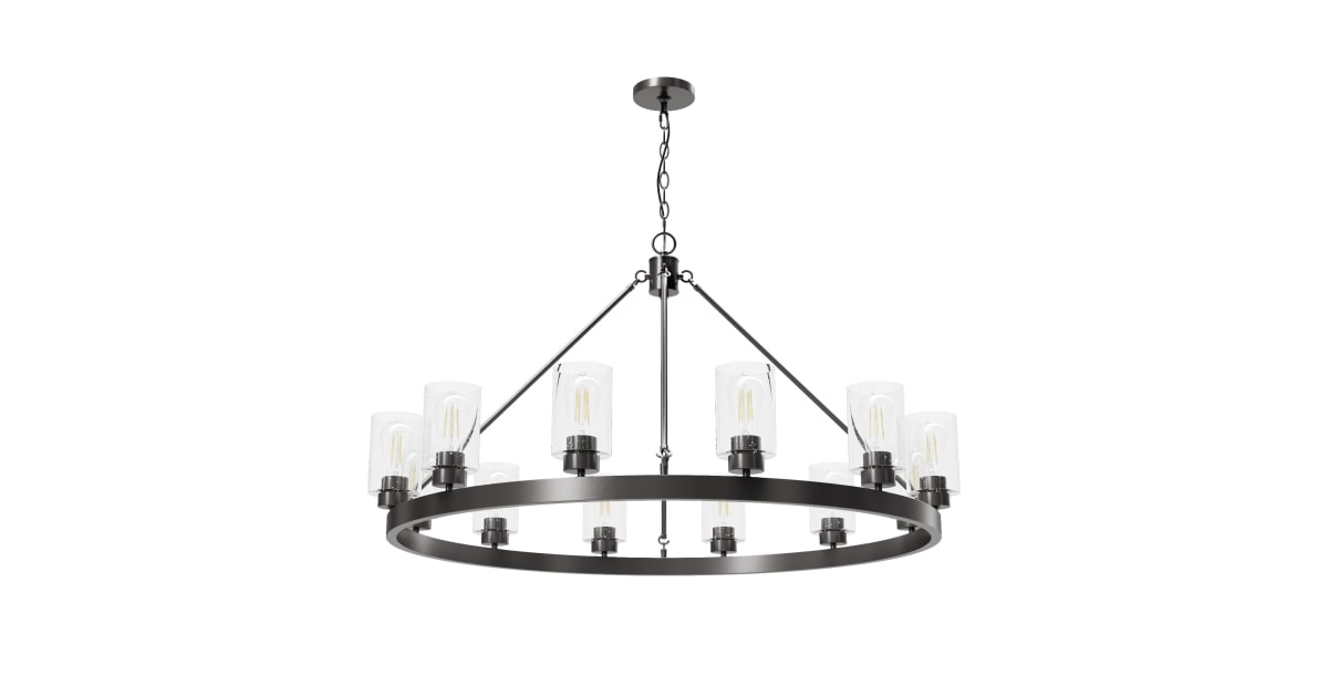 Hunter 13061 Hartland 12 Light 44" Wide Ring Chandelier | Ferguson Home