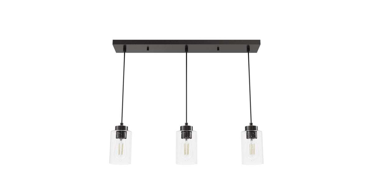 Hunter 13070 Hartland 3 Light 27" Wide Linear Pendant | Ferguson Home