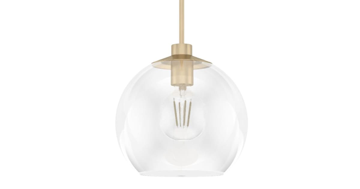 Hunter 19753 Xidane 12" Wide Pendant with Clear Glass Shade | Ferguson Home