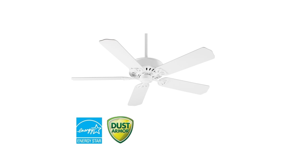 Hunter 23249 Paramount XP 5 Blade 54" Energy Star Ceiling Fan - Blades ...