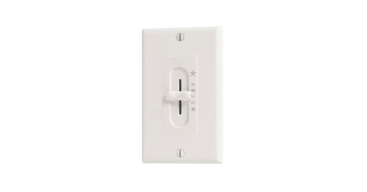 Hunter 27181 4 Speed Slide Fan Wall Control | Ferguson Home