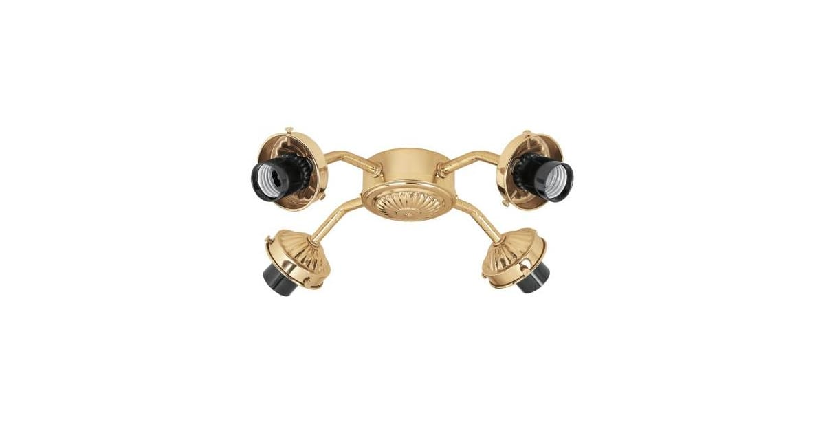 Hunter 28135 4 Light Straight Arm Fitter Light Kit | Ferguson Home