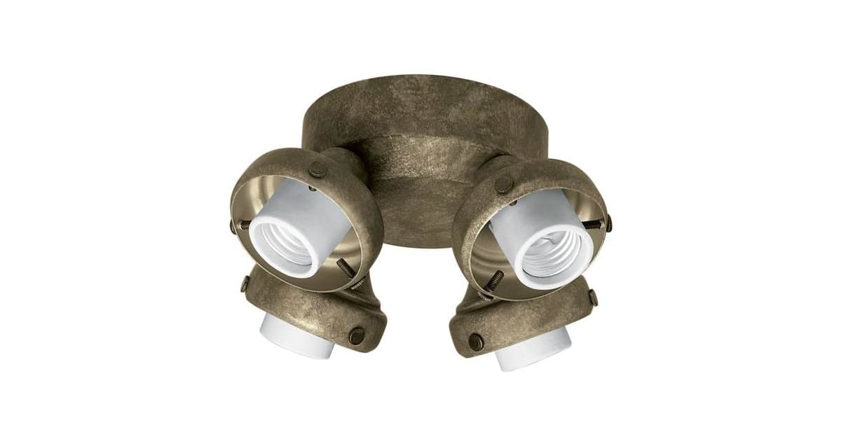 Hunter 28649 4 Light Adapter with Integrated Switch Housing | Ferguson Home