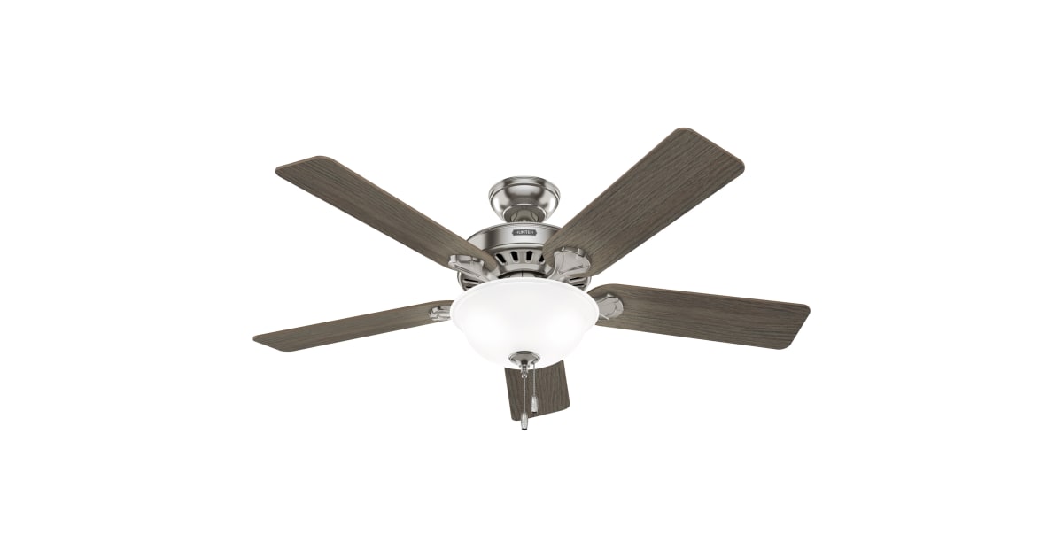 Hunter 52725 Pro's Best 52" 5 Blade Indoor LED Ceiling Fan | Ferguson Home
