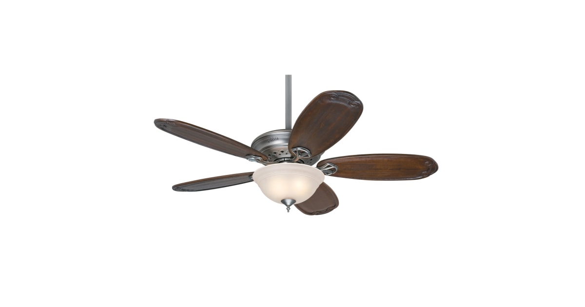 Hunter 54074 54" Indoor Ceiling Fan - 5 Blades and Light Kit Included ...