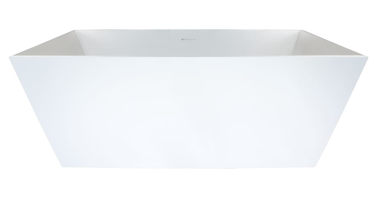 Hydrosystems BEL6032HTO-WHI-MAT Bellevue 60" Free Standing Hydroluxe SS ...