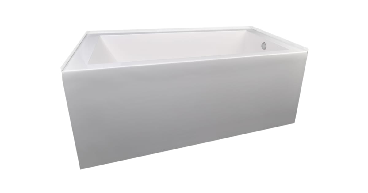 Hydrosystems CIT6032STO-WHI-LH-MAT Citrine 60" Three Wall Alcove ...